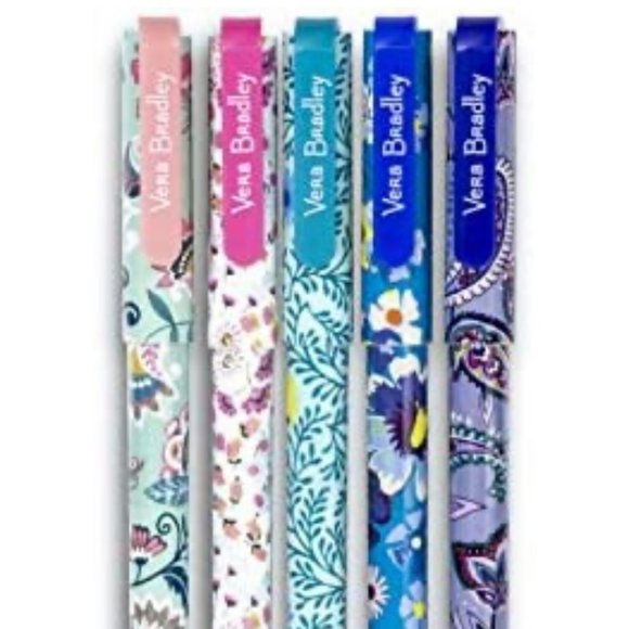 Vera Bradley | Office | Vera Bradley Gel Pen Set 5 Summer 9 Medley ...